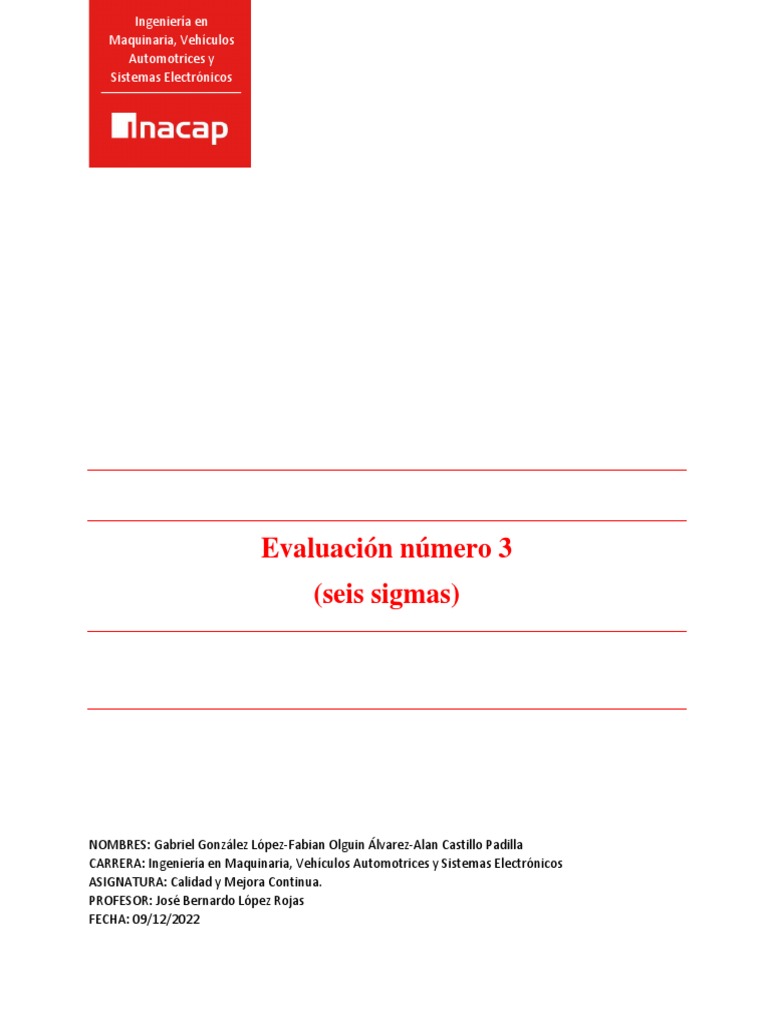 Evaluacion Numero 3 | PDF | Cuestionario | Estadísticas