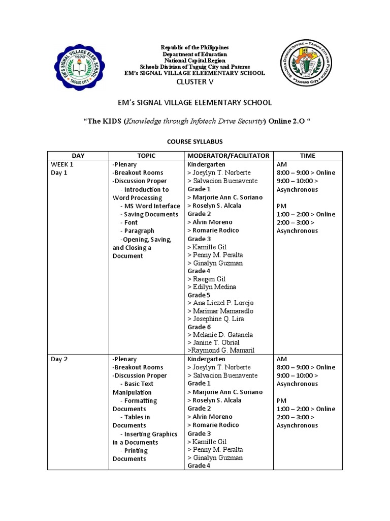 Course Syllabus | PDF | Computing | Software Course Syllabus | PDF | Computing | Software