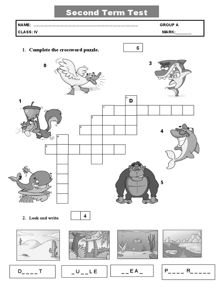 SECOND TERM Test | PDF