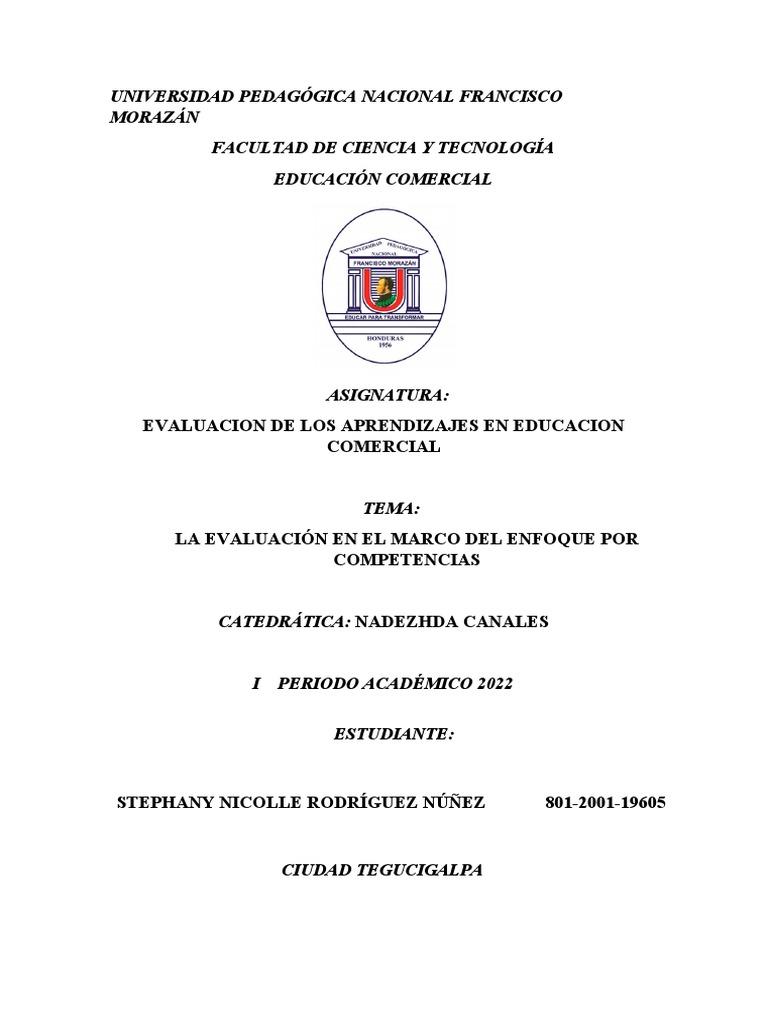 Investigacion de La Evaluacion en El Marco Del Encque de Competencias | Download grátis PDF ...