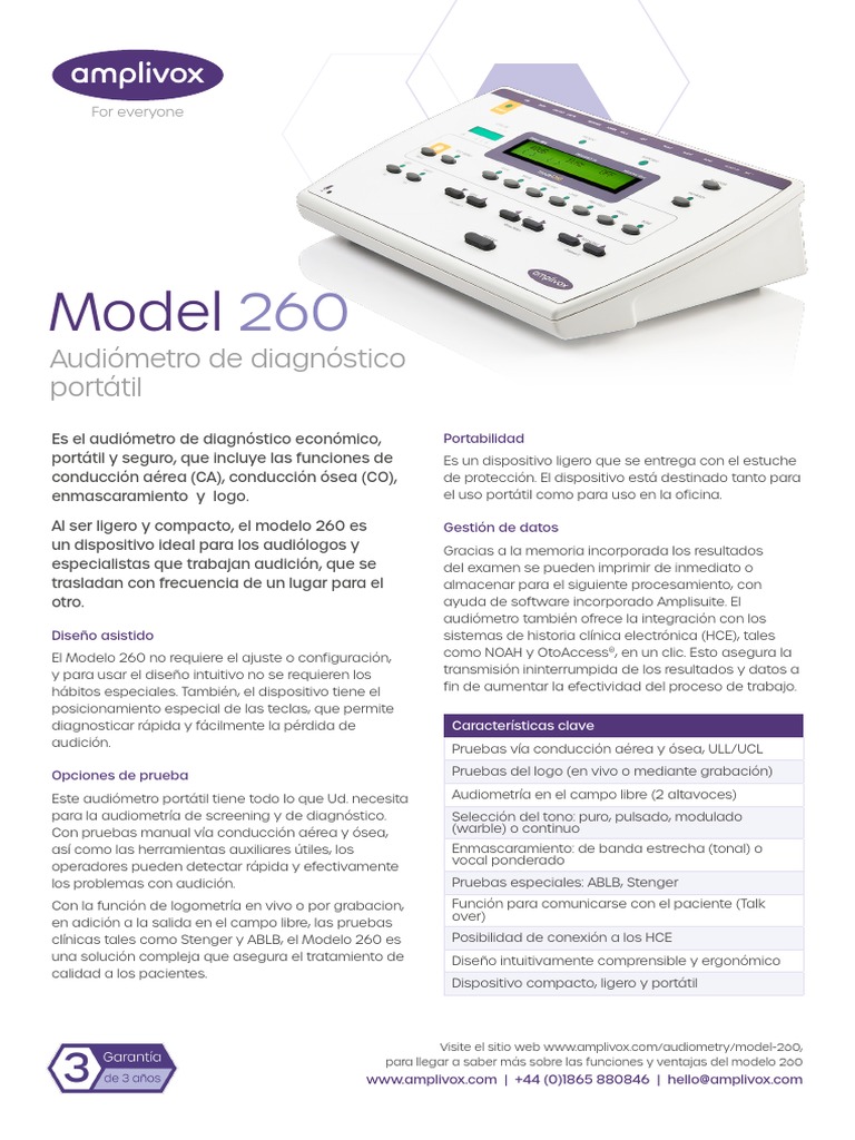 Amplivox-Model-260 v1 ESP | PDF