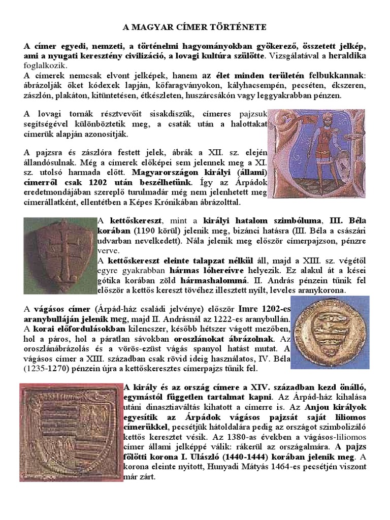 a_magyar_címer_törtenete | PDF