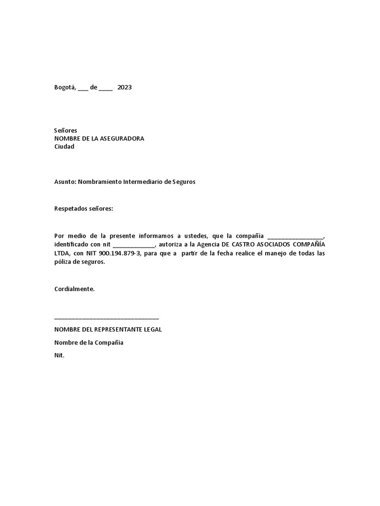 Carta Nombramiento | PDF