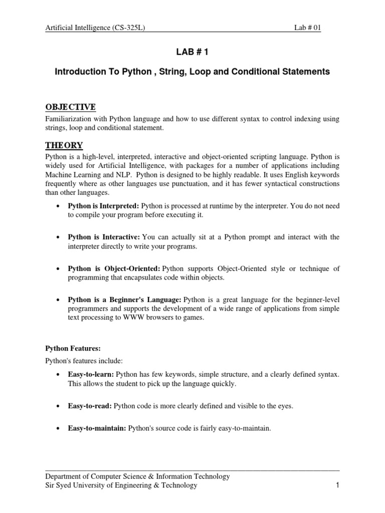 AI Lab1 | Download Free PDF | Python (Programming Language) | Parameter (Computer Programming)