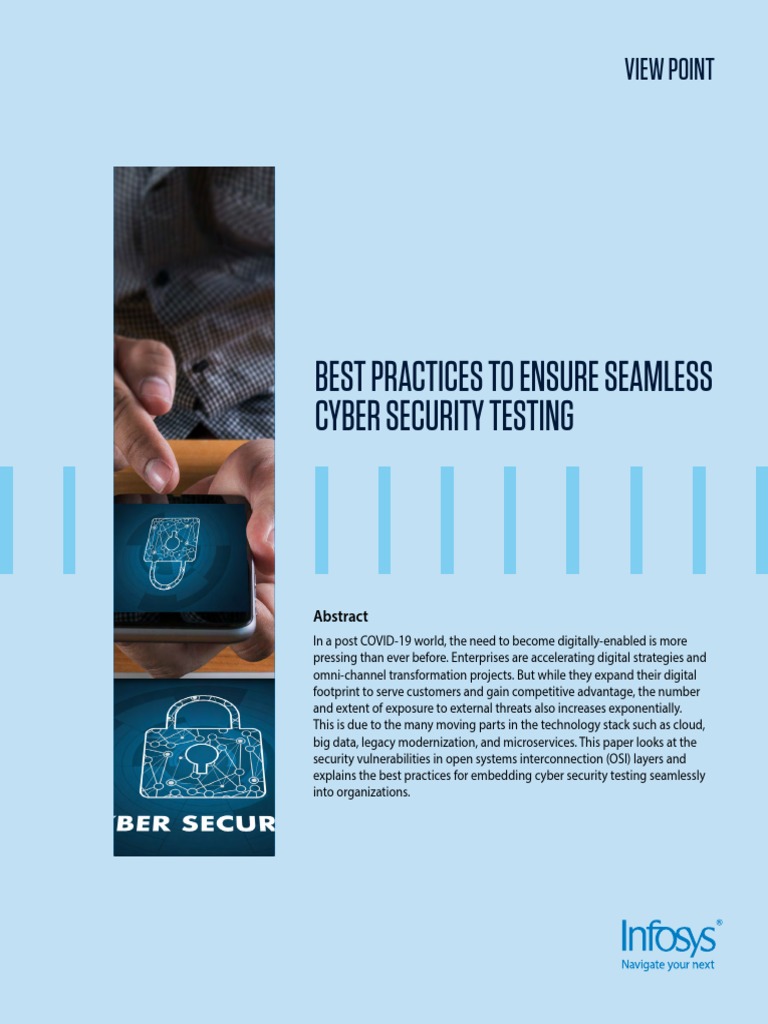 Best Practices Cyber Security Testing | PDF | Transmission Control ...