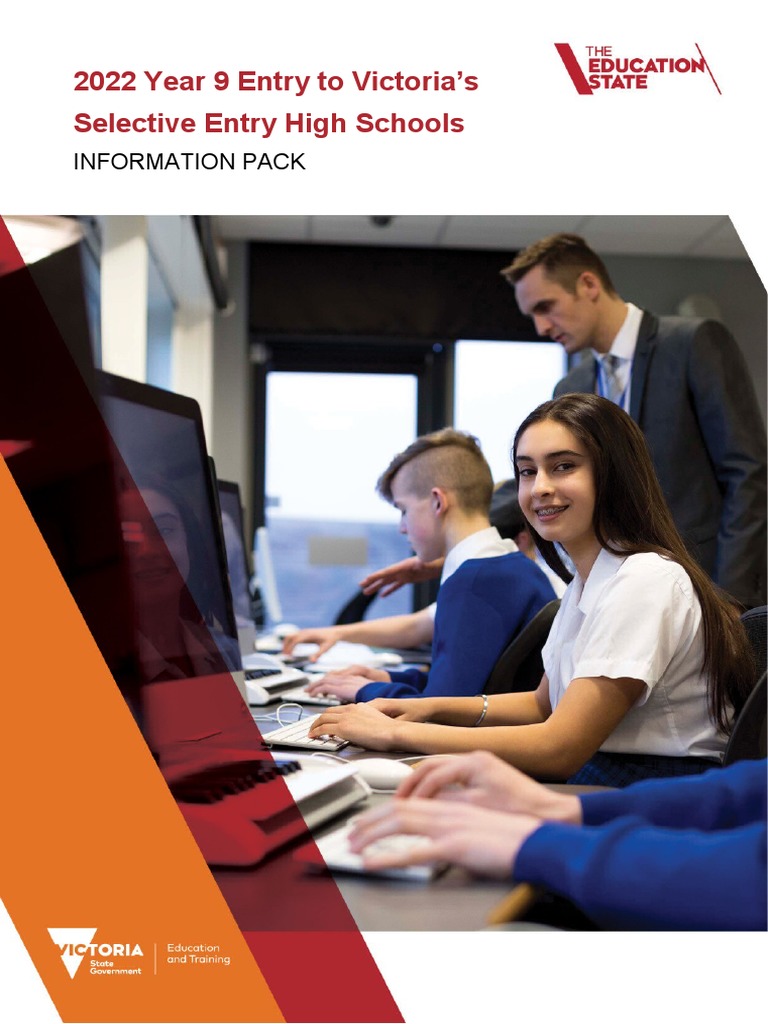 Year 9 Entry to Selective Schools 2022 | PDF