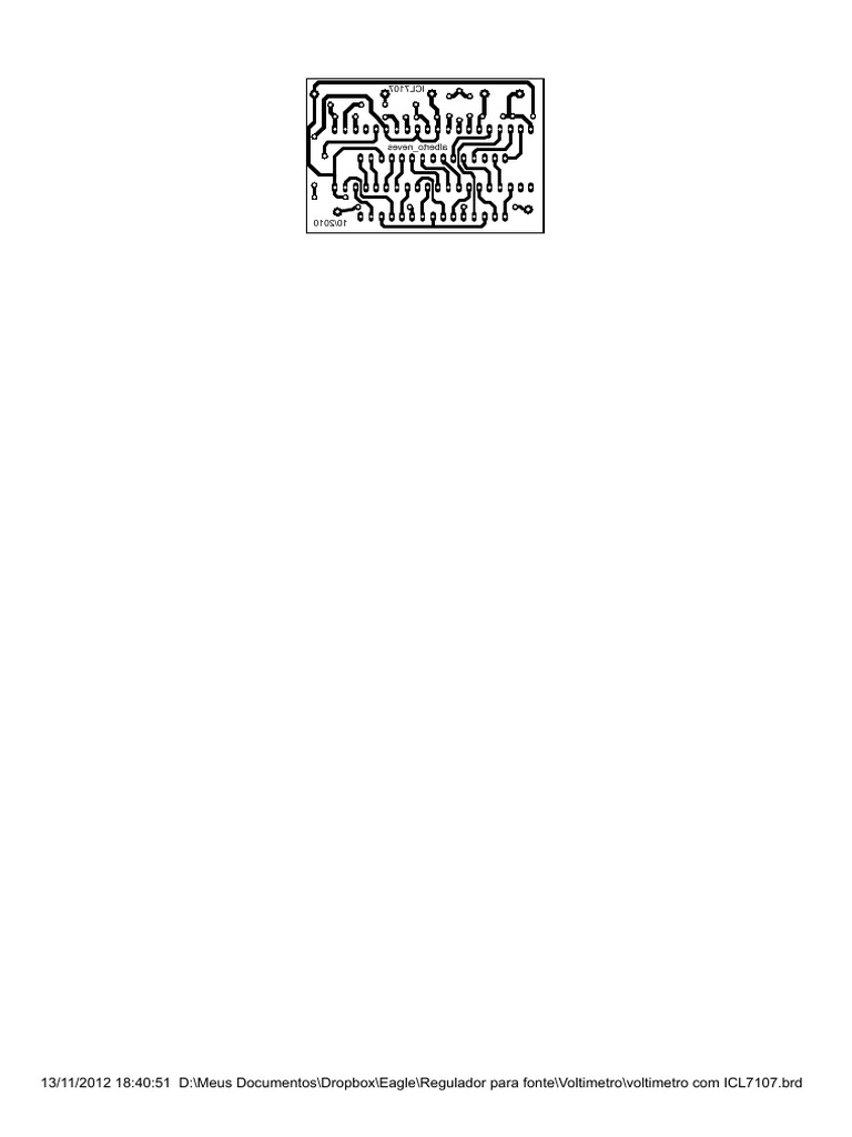 Voltímetro com ICL7107 | PDF