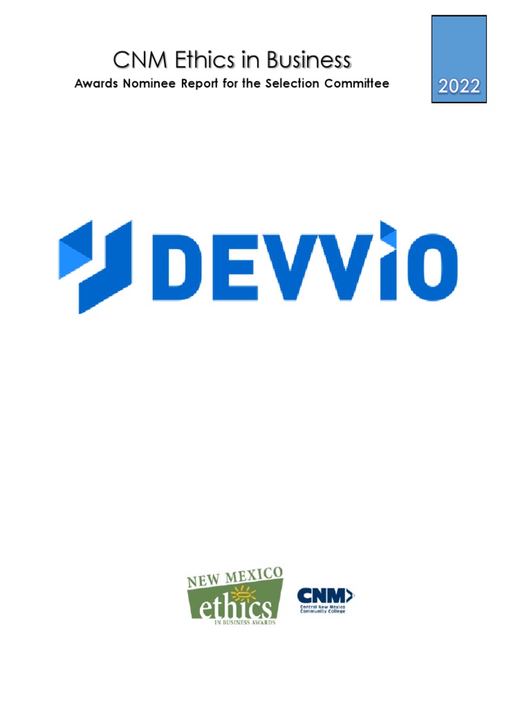 Ethics Award Nomination Deane | PDF | Internet Of Things | Computer Network