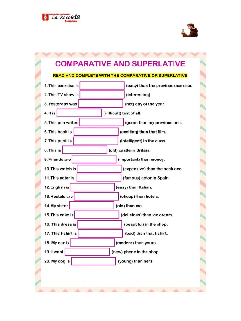 Comparative and Superlative | PDF