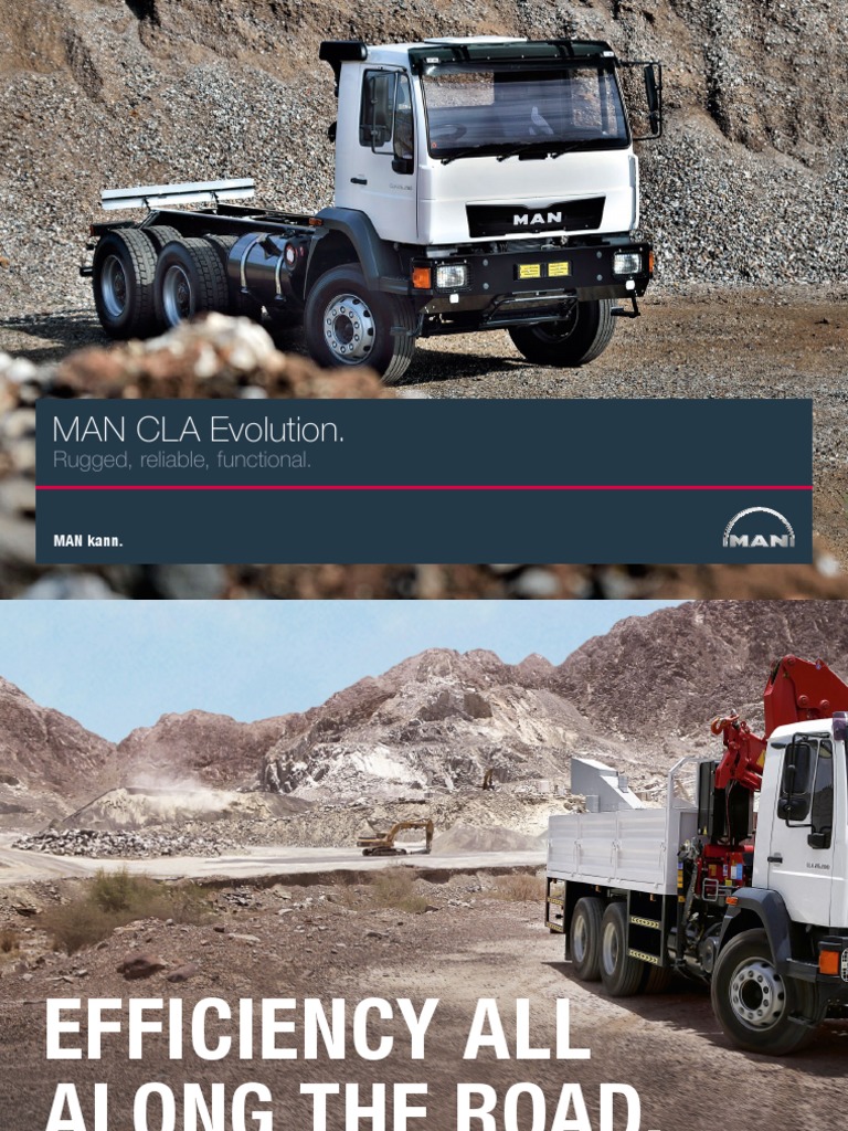 MAN CLA Brochure PDF | PDF | Axle | Wheeled Vehicles