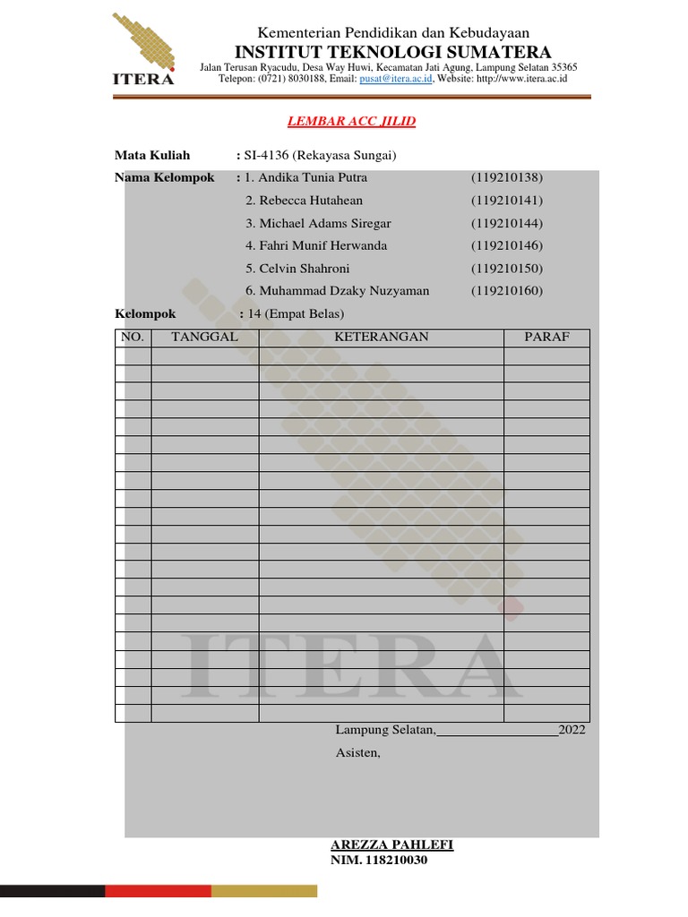 Lembar ACC Jilid | PDF