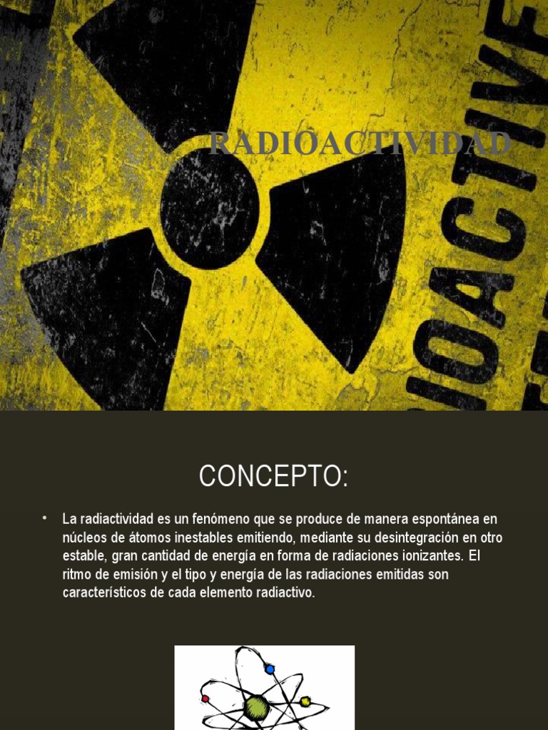RADIOACTIVIDAD | PDF
