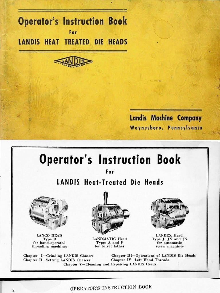 Landis | PDF | Metalworking | Machining