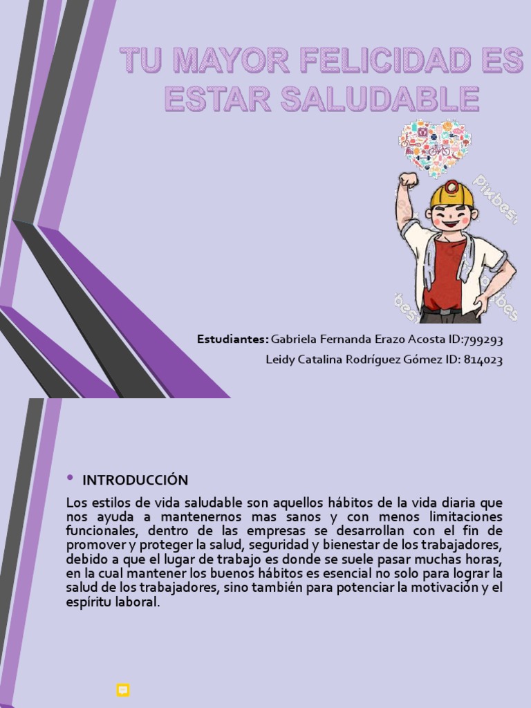 Programa Estilos de Vida Saludable | PDF | Comportamiento