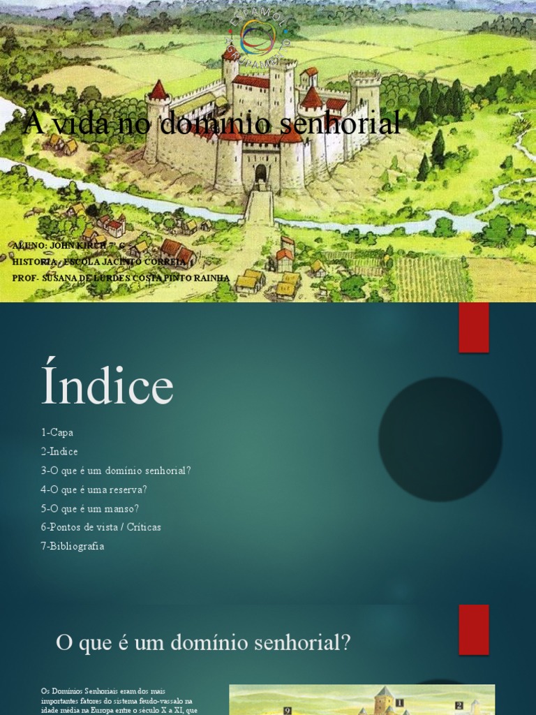 Vida no Domínio Senhorial Medieval | PDF | Feudalismo | Servidão