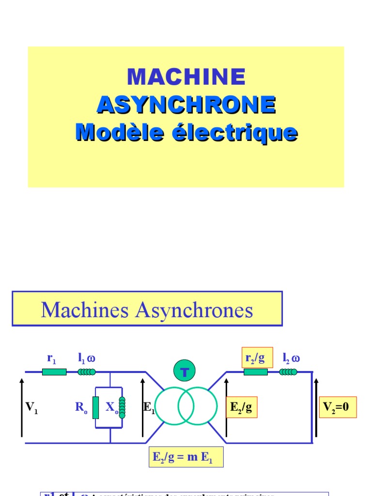 Exposé Machines-Asynchrones | PDF | Équipements électriques ...
