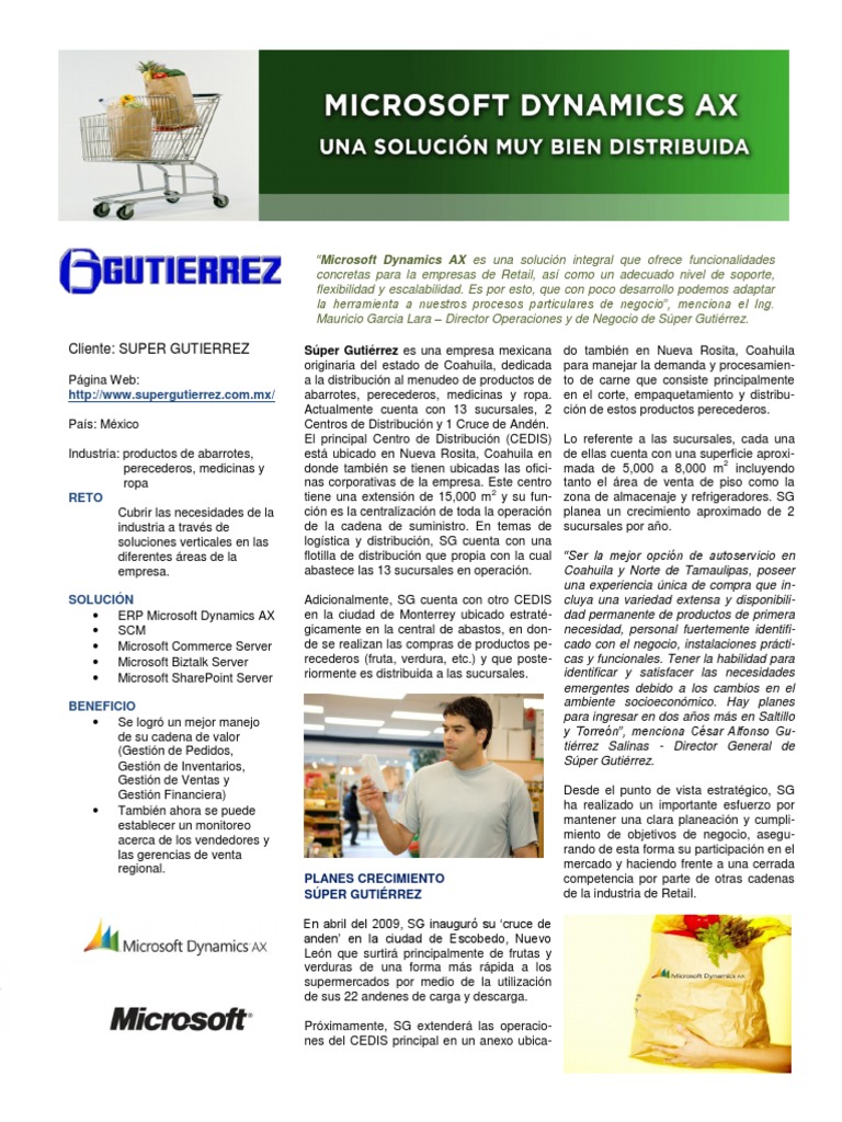 Super Gutierrez, AX, Mexico | PDF | Planificación de recursos ...