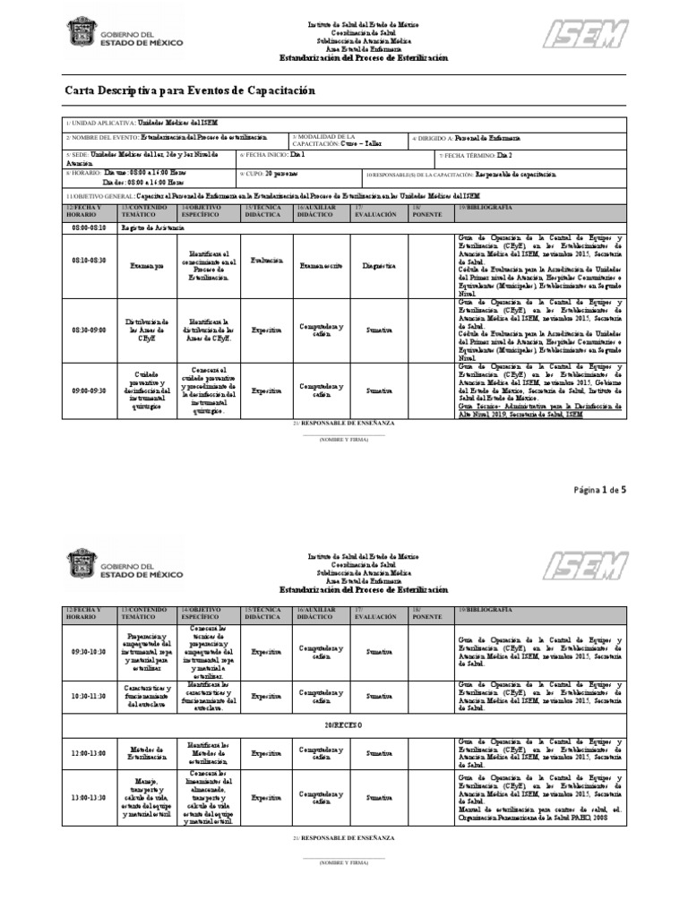 1 Carta Ceye | PDF | Esterilización (Microbiología) | Medicina