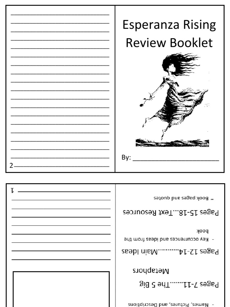 Esperanza Rising Review Booklet | PDF | Grape | Viticulture