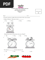 2nd Quarter Math 2 Exam TOS | PDF | Subtraction | Mathematics