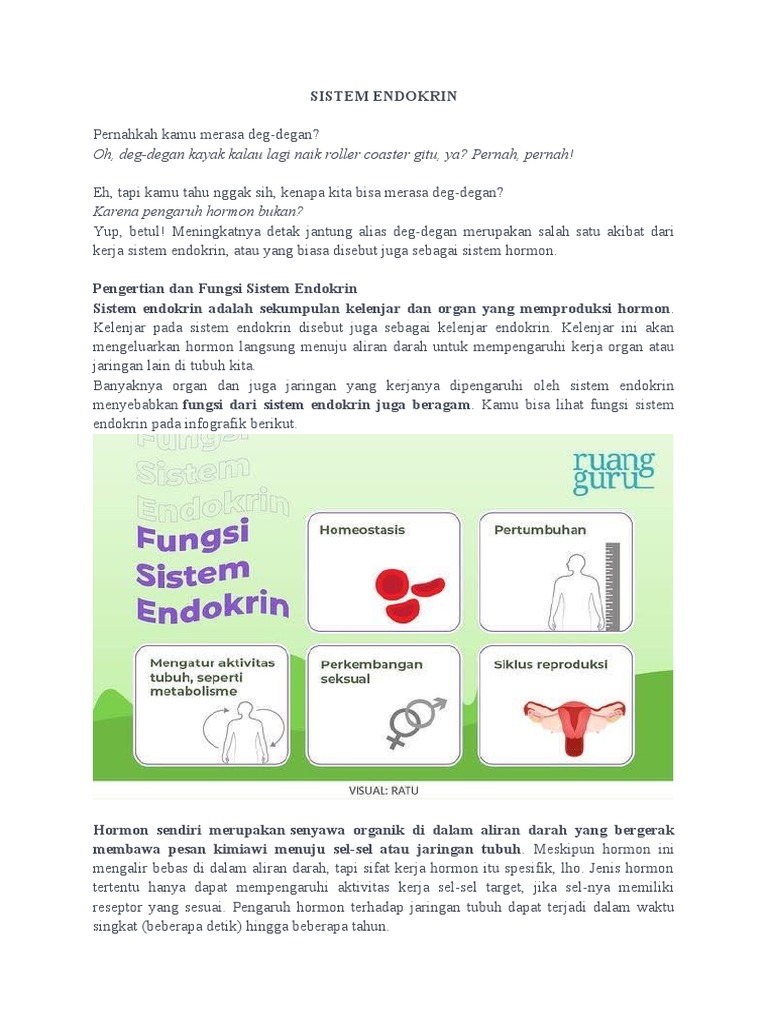 SISTEM ENDOKRIN | PDF