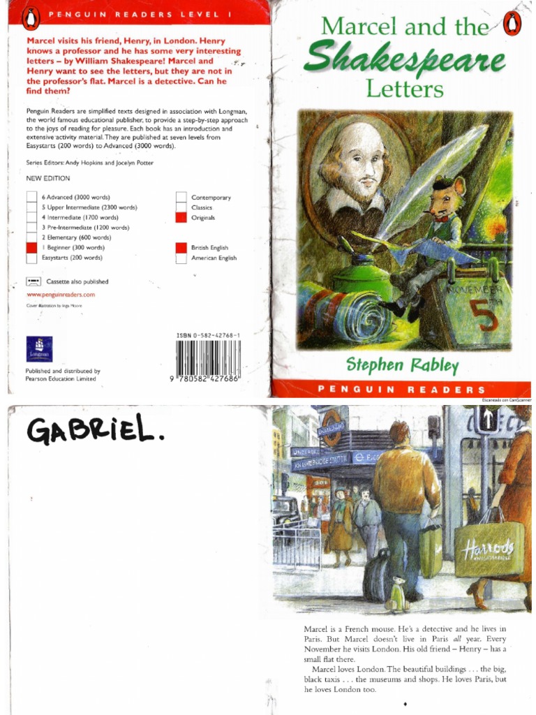 Level 1 - Marcel and The Shakespeare Letters PDF | PDF