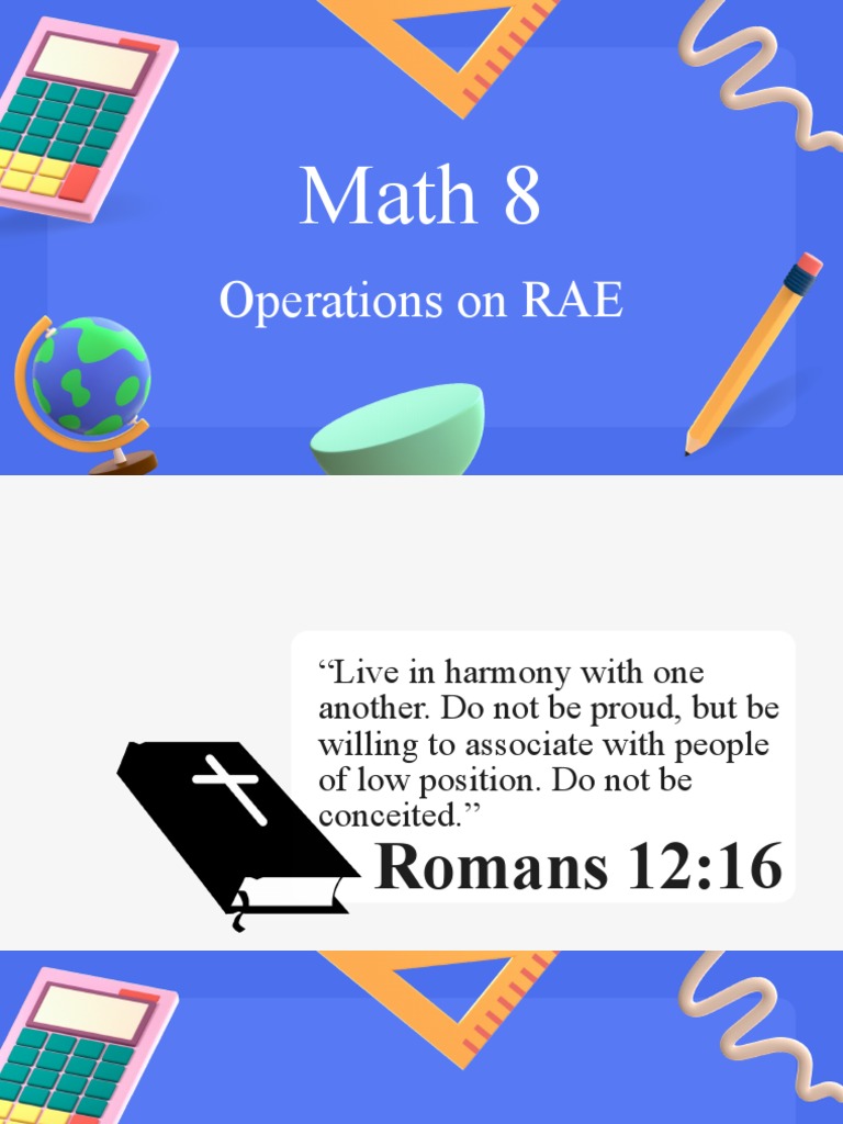 Math 8-Sum and Diff of RAE. Solving Different Denominator | PDF ...