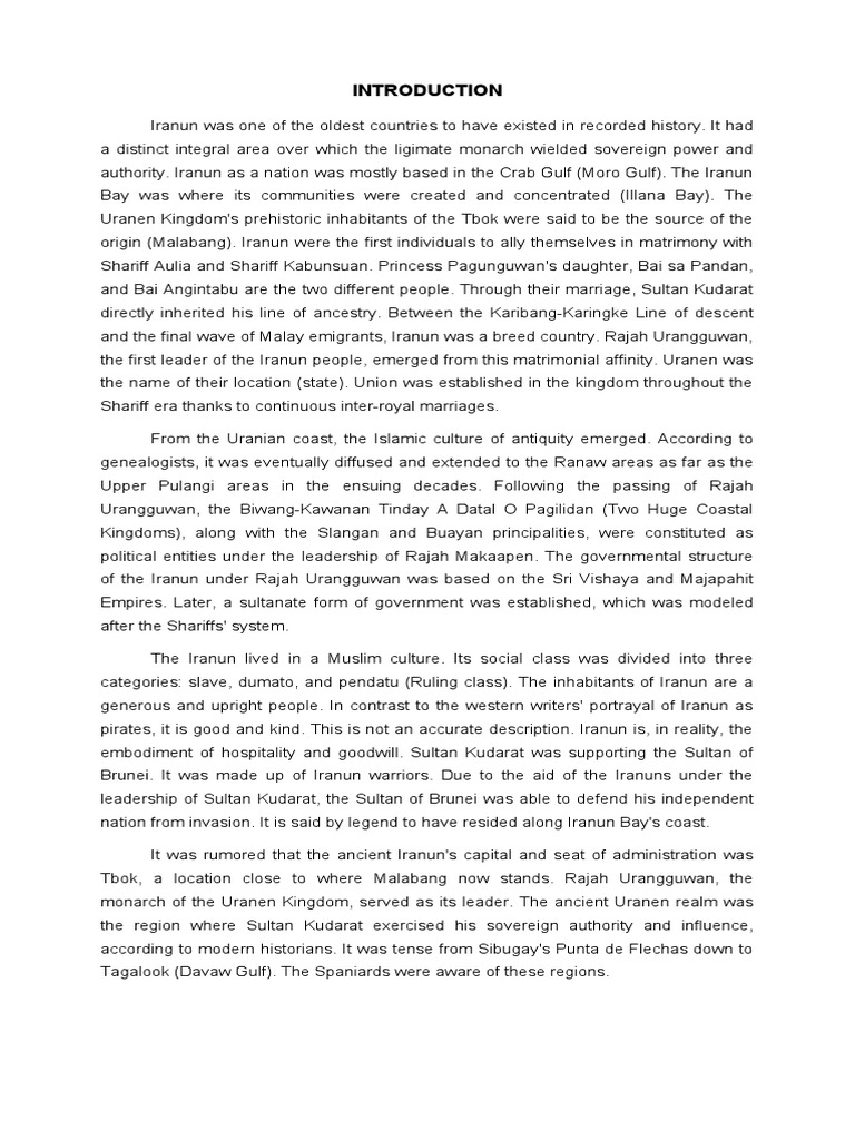 Introduction to the Ancient Iranun Kingdom | PDF