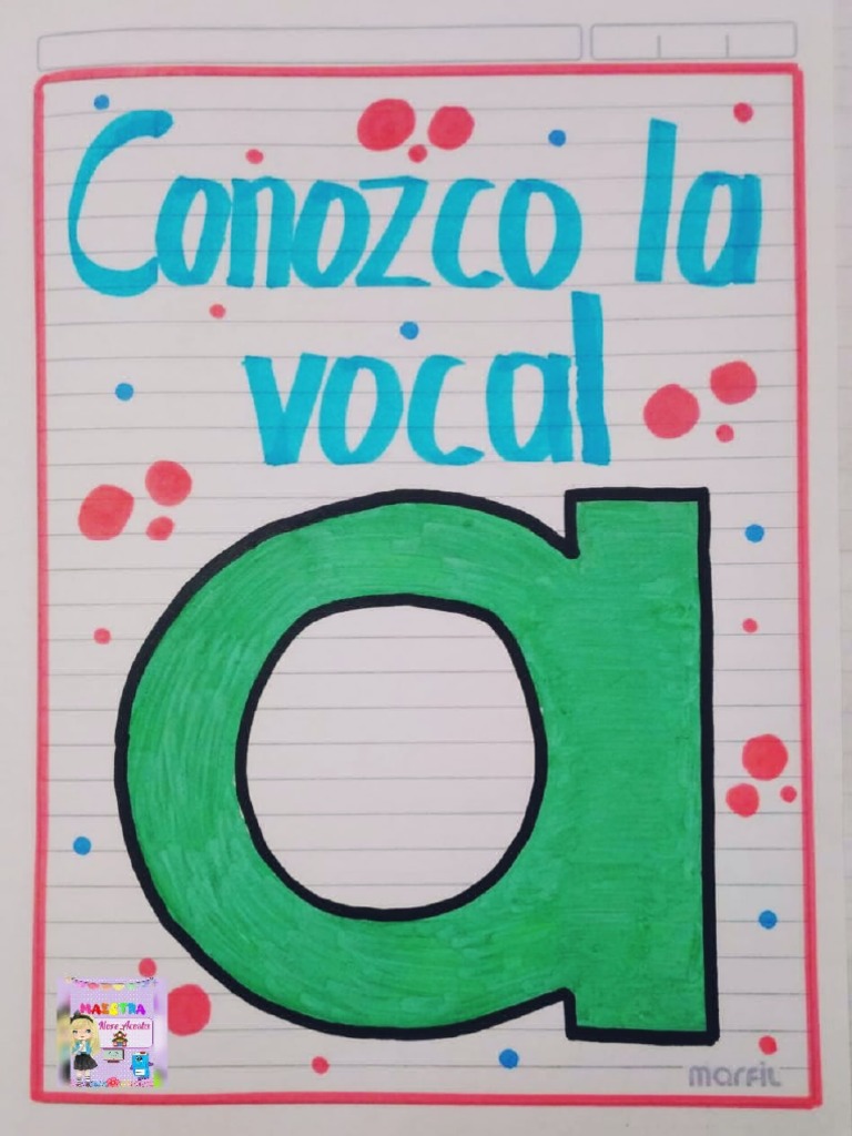 Cuaderno Guia para Aprender Las Vocales | PDF