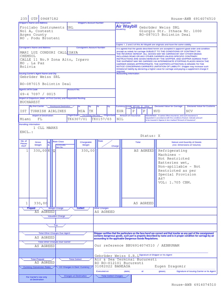 HAWB | Download Free PDF | Economies | Business