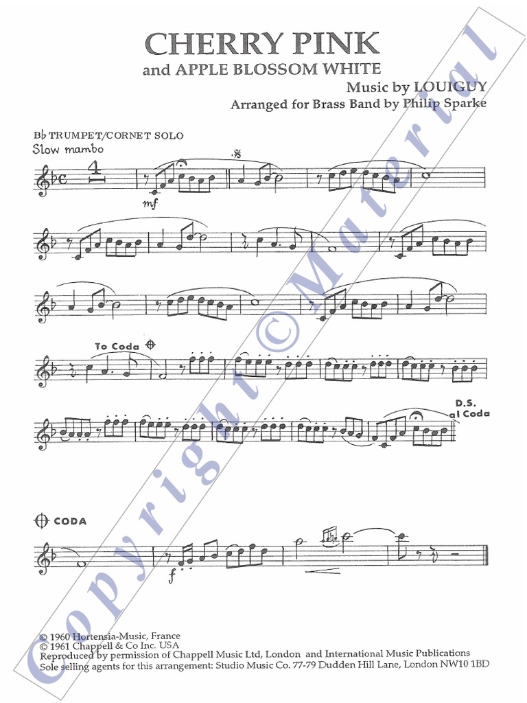 Trumpet - Cherry Pink | PDF