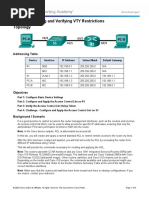 5.5.1 Packet Tracer - IPv4 ACL Implementation Challenge | PDF | Router (Computing) | Network ...