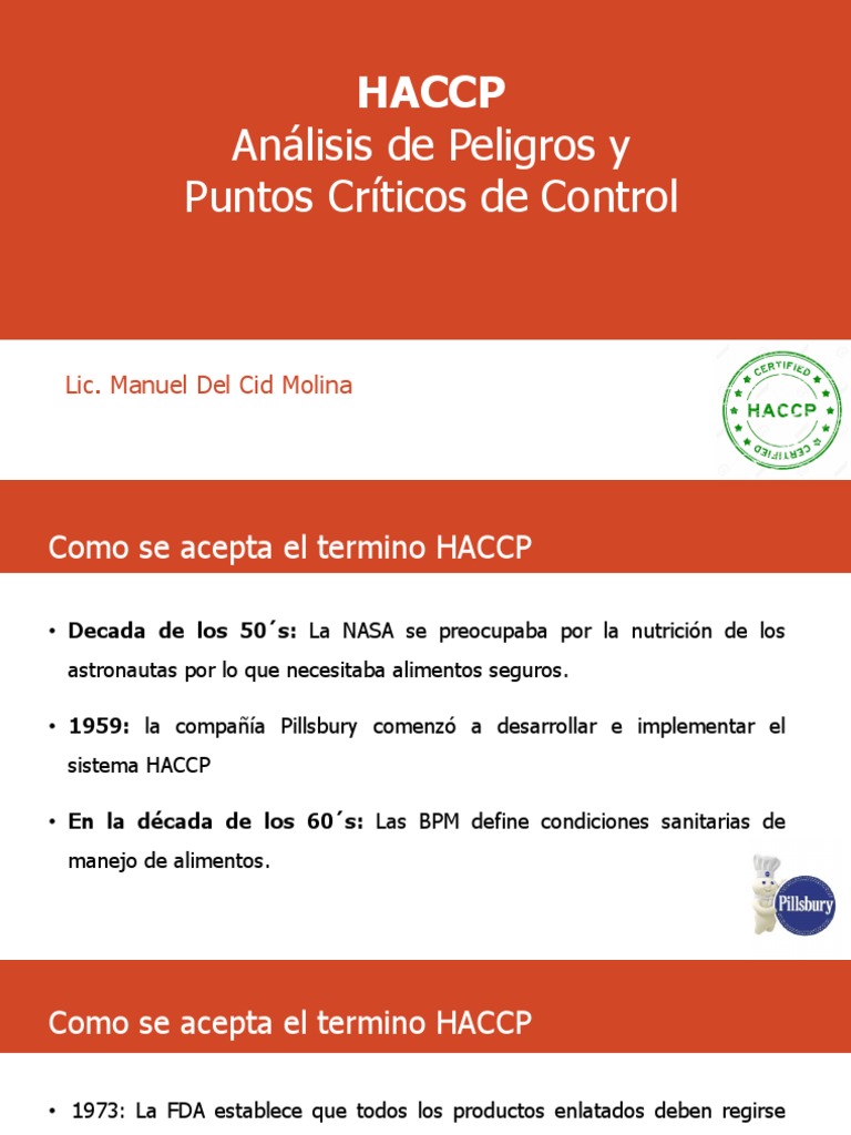 HACCP | PDF | Análisis de Riesgo y Puntos Críticos de Control | Microbiología