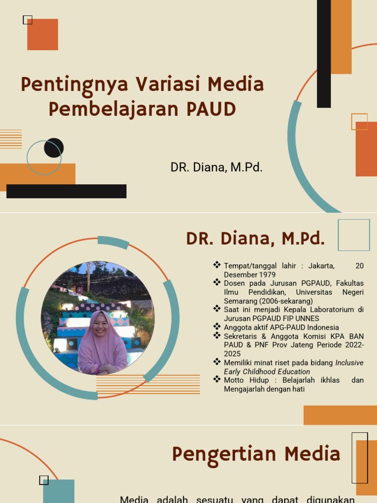 Materi Diklat Hari 03 - Pentingnya Media Pembelajaran Paud PDF | PDF