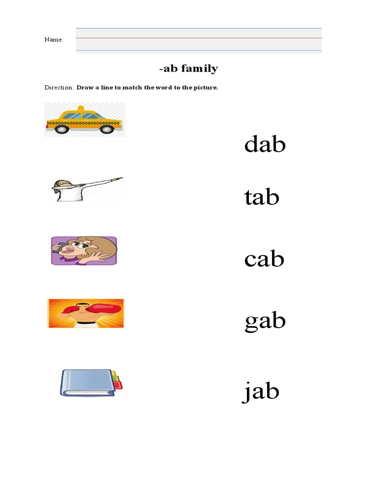 Matching Type Ab-Ad Family | PDF