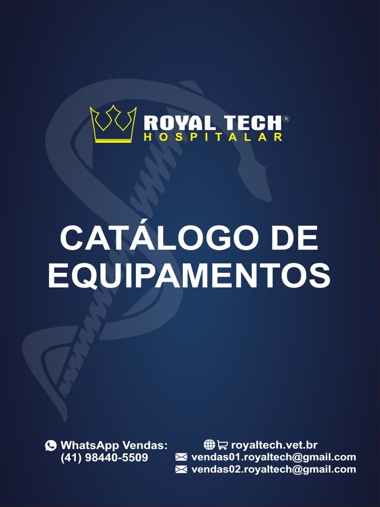 Catalogo de Equipamentos Royal Tech | PDF | Sistema de saúde | Remédio