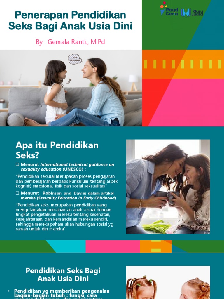 Materi Pendidikan Seks Bagi AUD | PDF