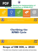 REGIONAL MEMORANDUM No. 051 S. 2024 MONITORING AND EVALUATION OF ...