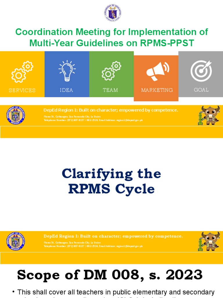 RPMS Orientation On DM8 2023 | PDF