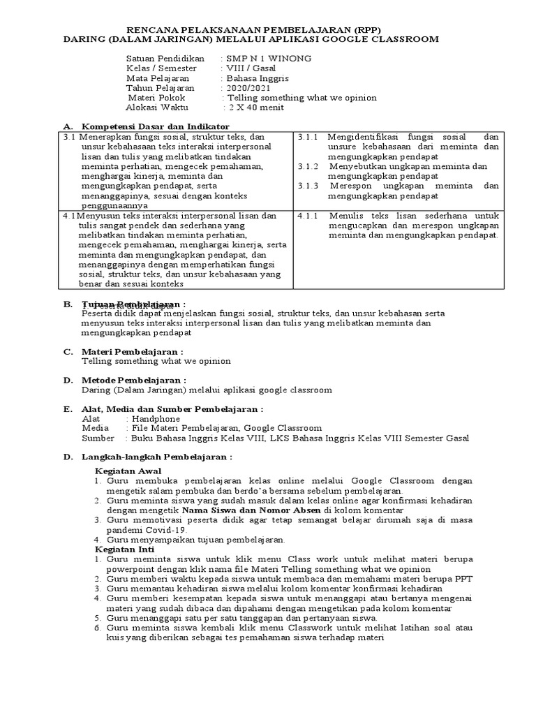 RPP Pertemuan 4 | PDF | Karier & Perkembangan | Kesehatan Holistik