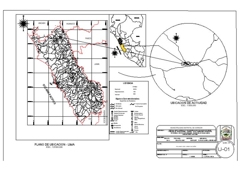 Plano de Ubicacion Gorgor | PDF