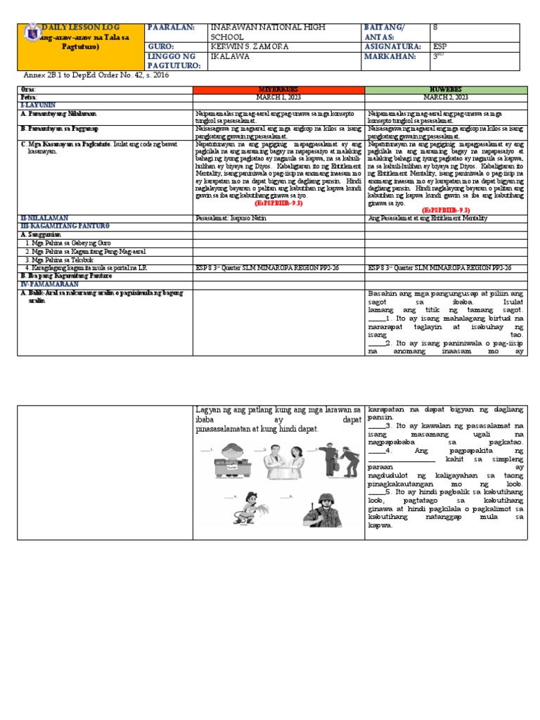 Esp DLL March 1-2, 2023 | PDF
