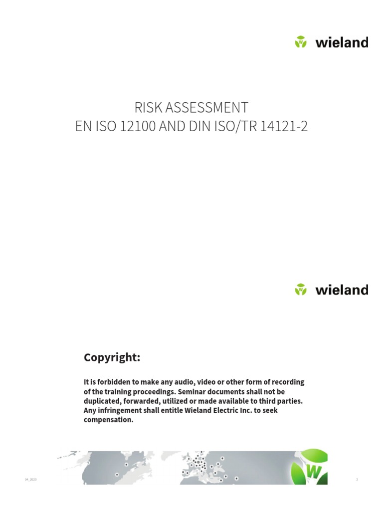 P02 - T21.3 - (Risikobeurteilung - 12100&14121-2) - D NEW En2 | PDF ...