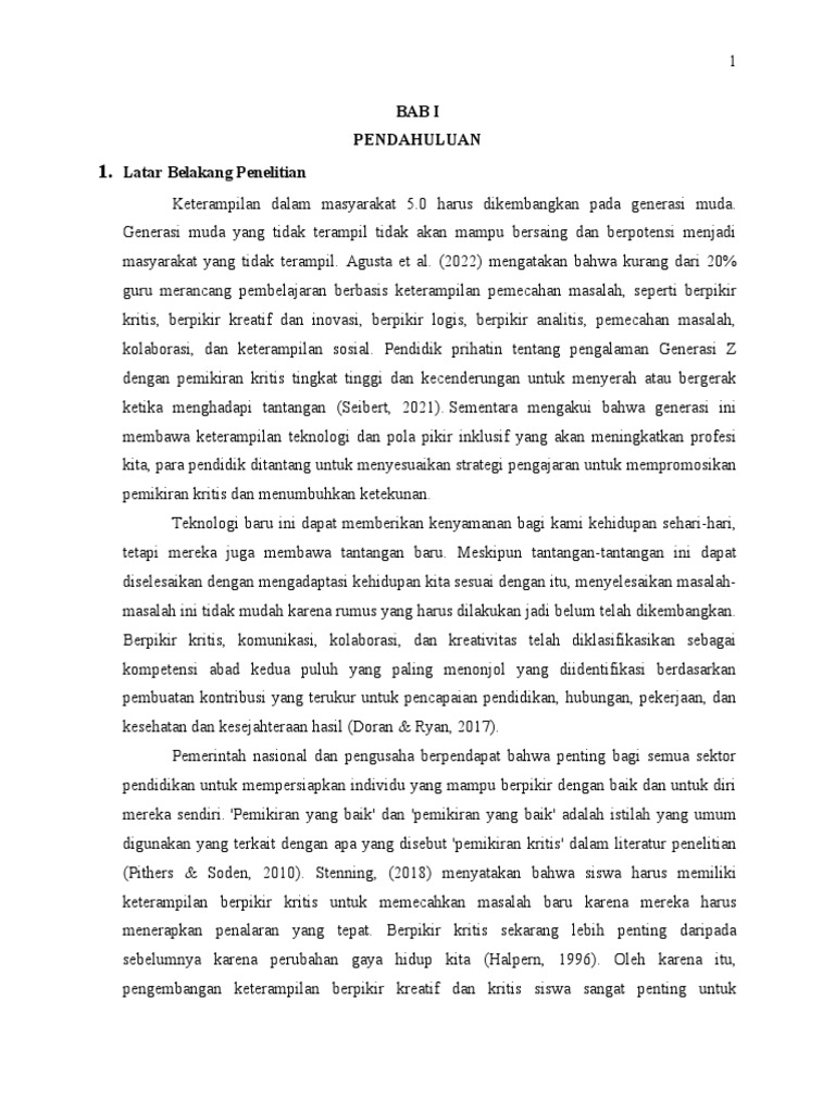 Drap Judul Disertasi | PDF