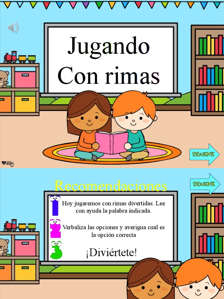 Martes 28 Juego de Rimas | PDF