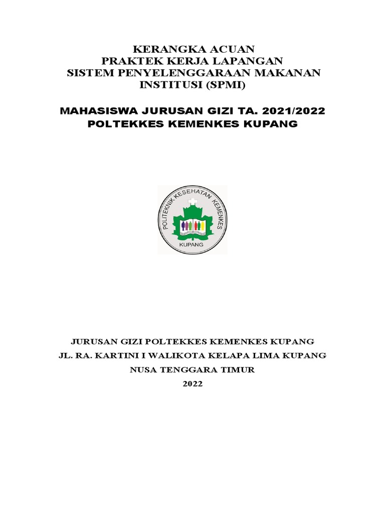 Kerangka Acuan PKL MSPM 2021 | PDF