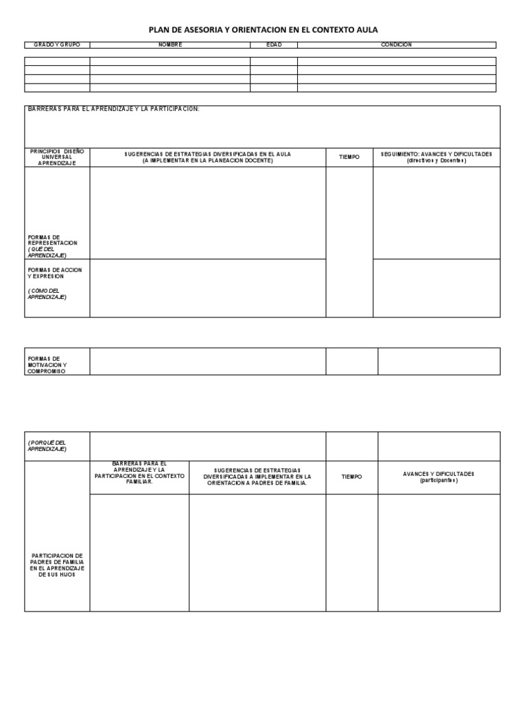 Formato de Carpeta Grupal | PDF