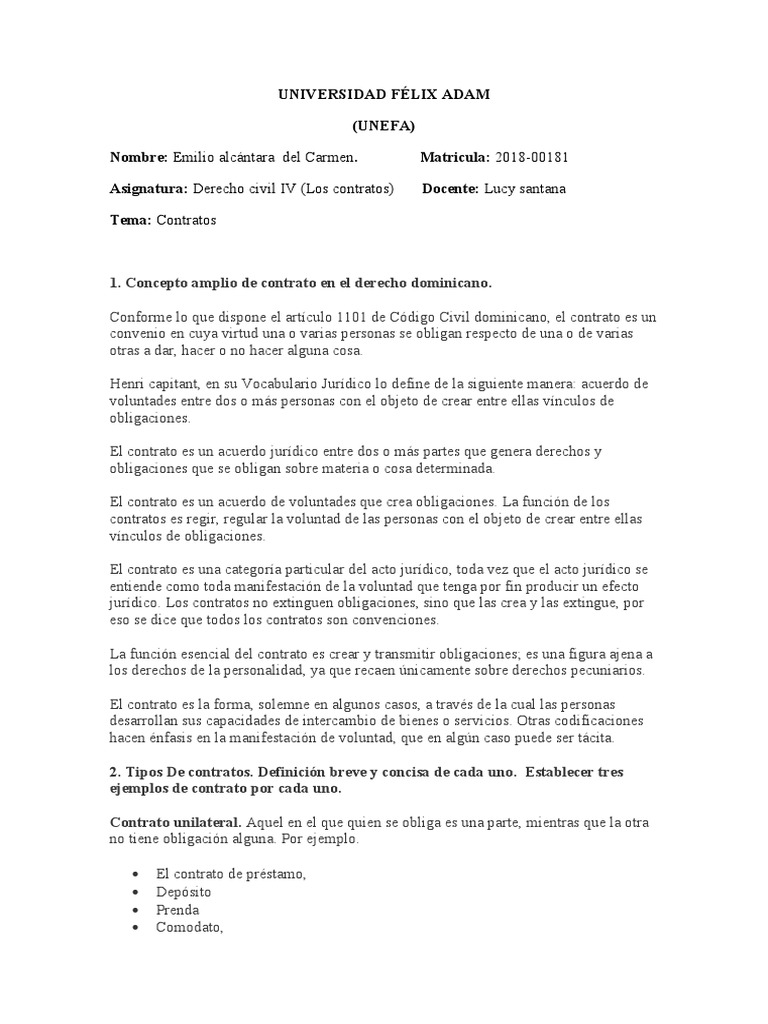 Los Contratos PDF | PDF | Derecho empresarial | Justicia