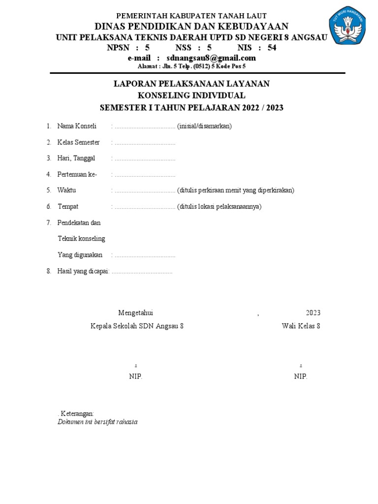 BLANKO BK Kosong | PDF