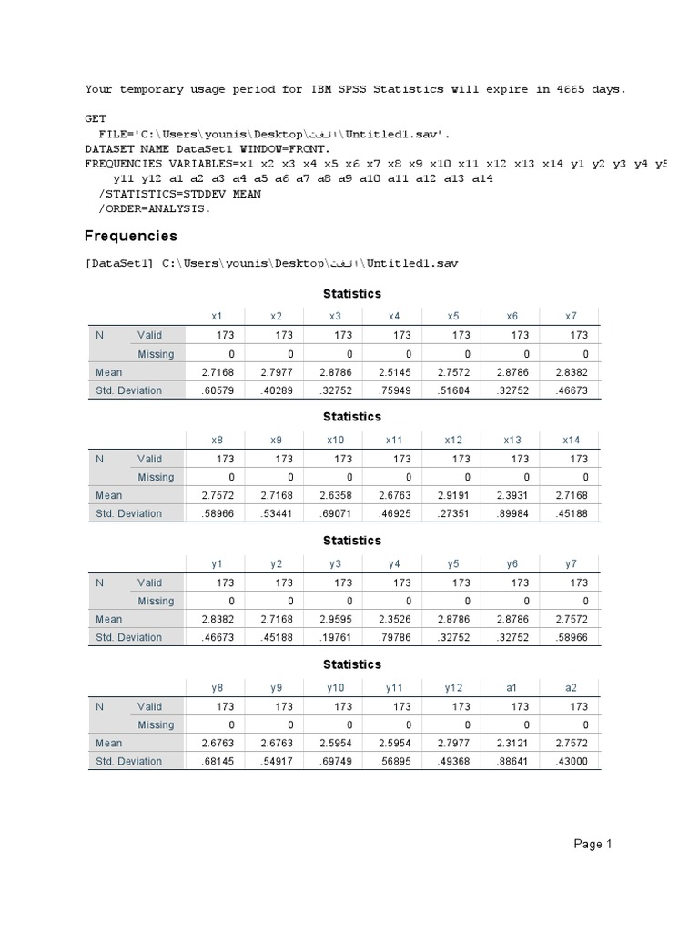 SPSS Usage and Data Analysis | PDF